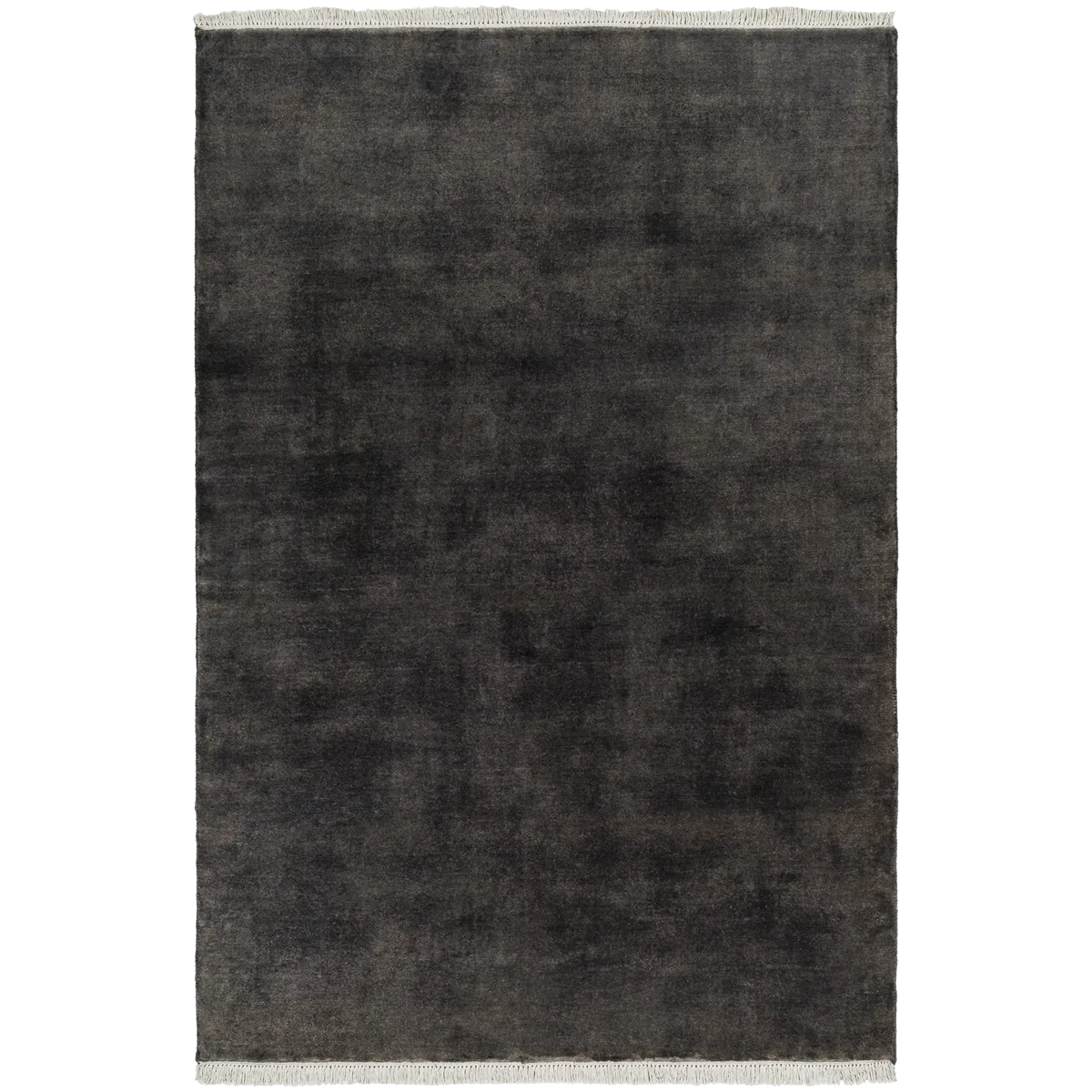Plume Handmade Wool Rug (Charcoal)
