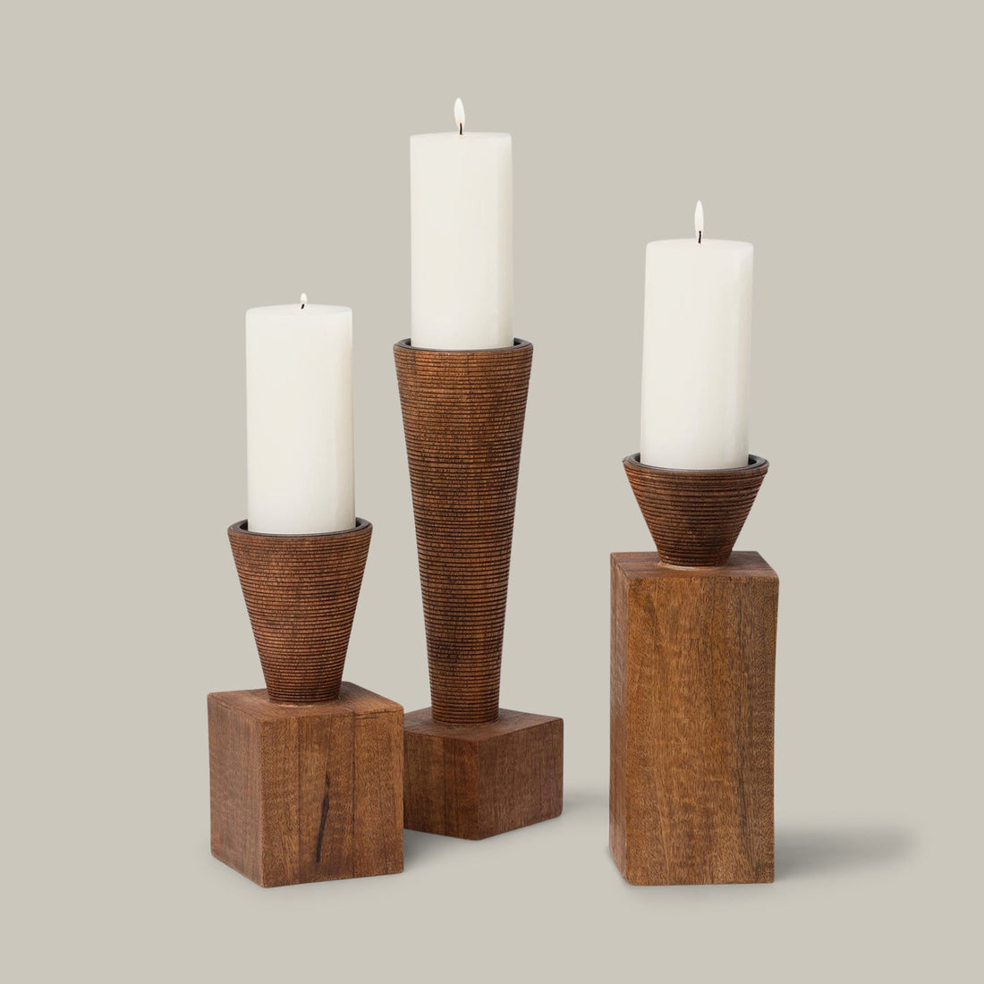 Parette, Kelle, & Turcan Pillar Candleholders – Lemieux Et Cie
